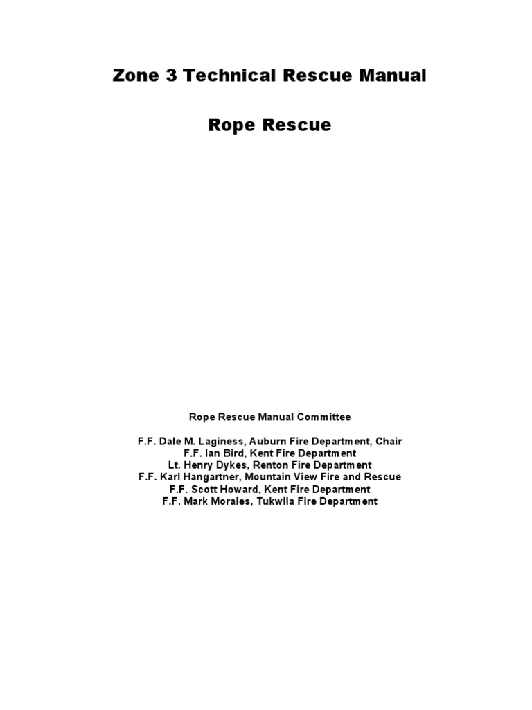 Rope Manual | PDF | Personal Protective Equipment | Knot