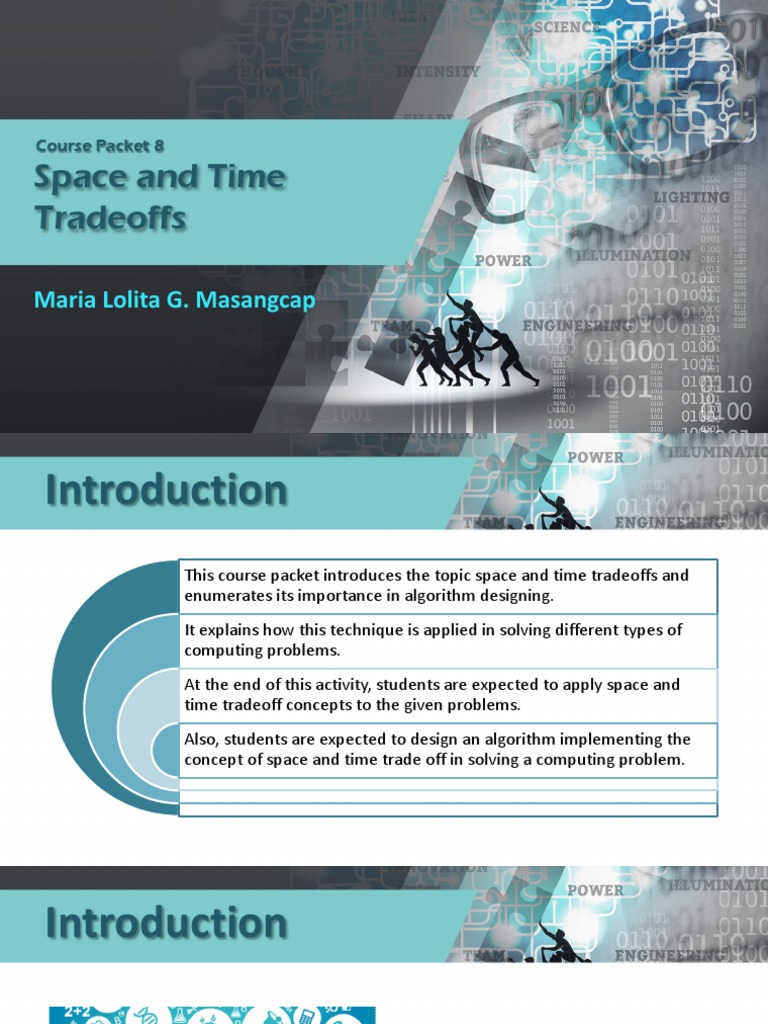 Space and Time Tradeoffs | PDF