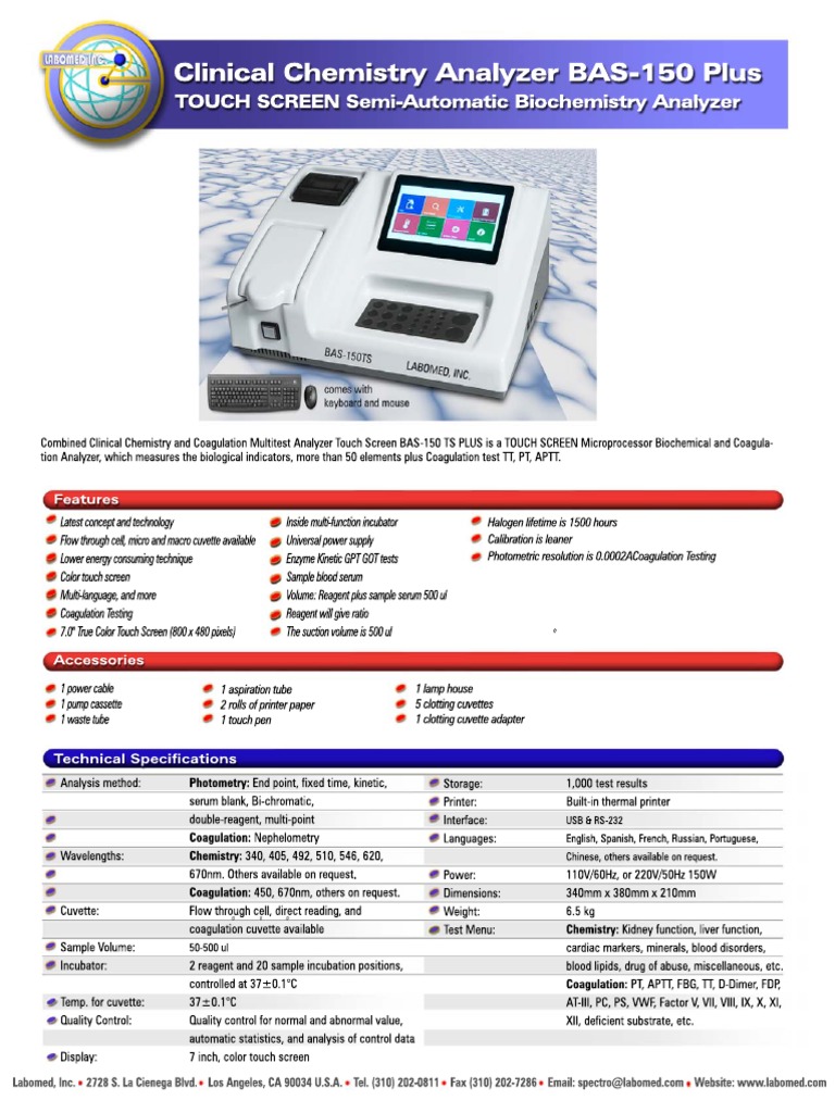 Spectro BAS-150_PLUS_9-8-16 | PDF
