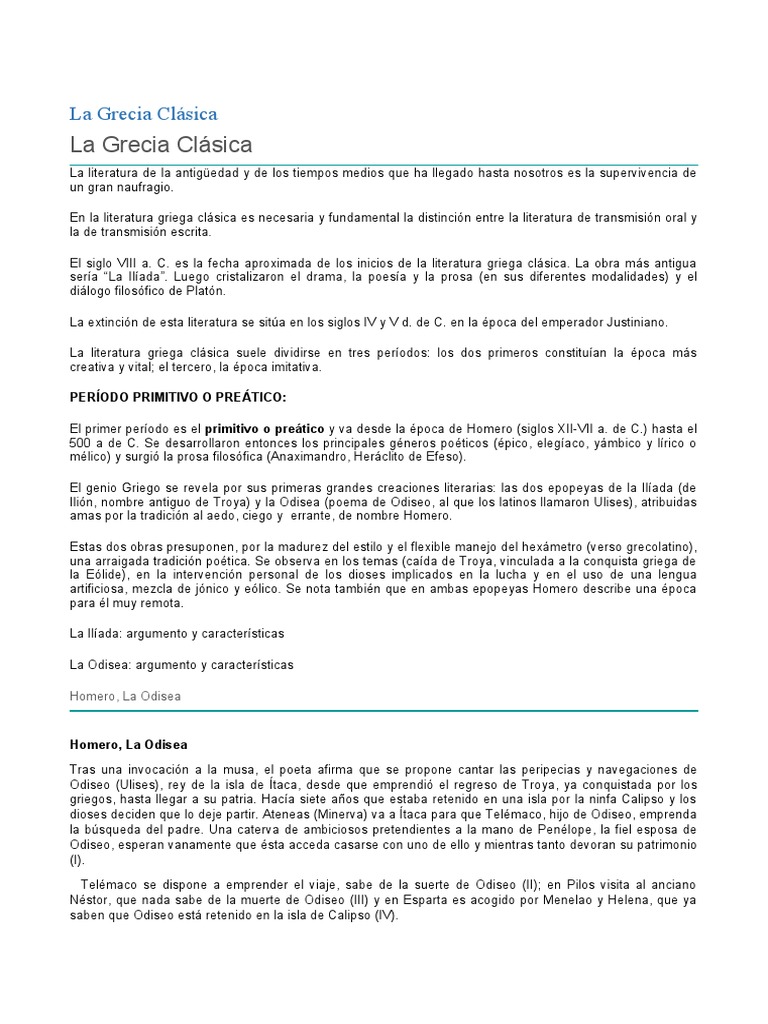 Griega 2 | PDF | Edipo | Odiseo