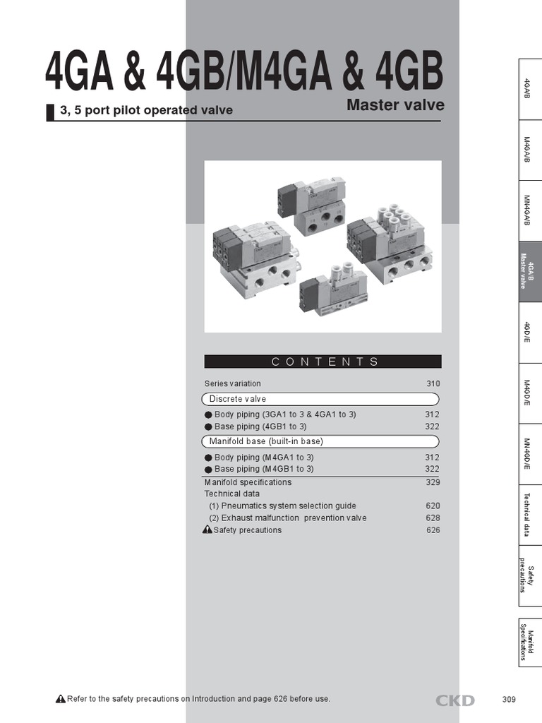 4GA B Master Valve | PDF | Valve | Pressure