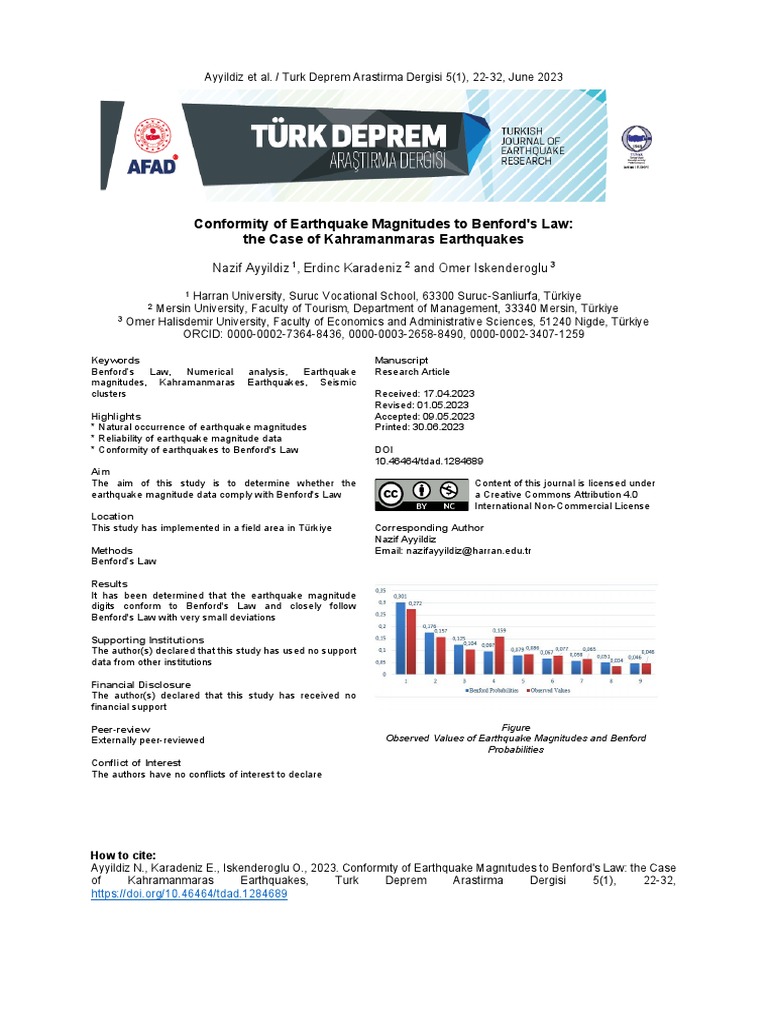 Deprem | PDF | Moment Magnitude Scale | Earthquakes