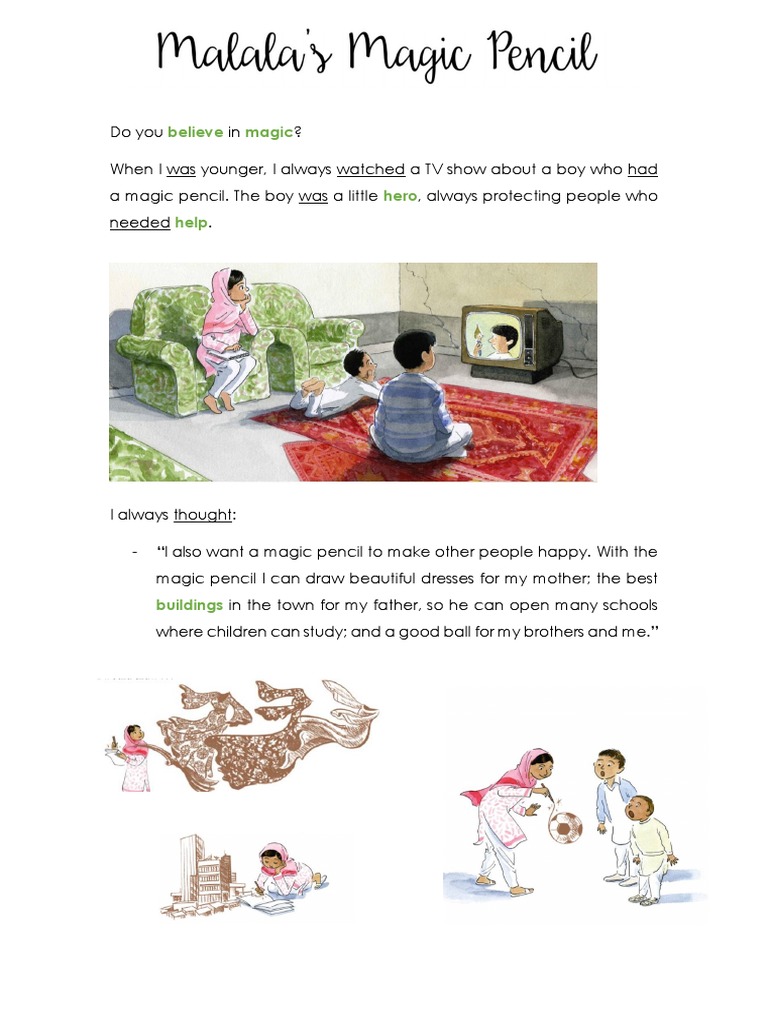 Malala's Magic Pencil | PDF