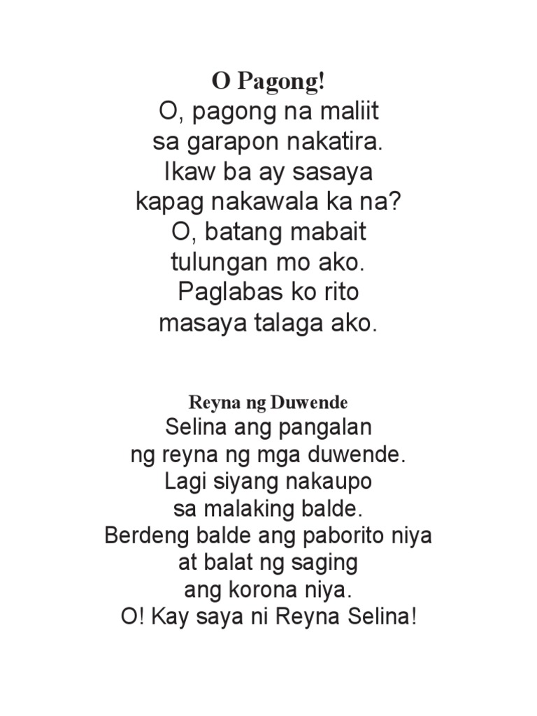 O Pagong | PDF