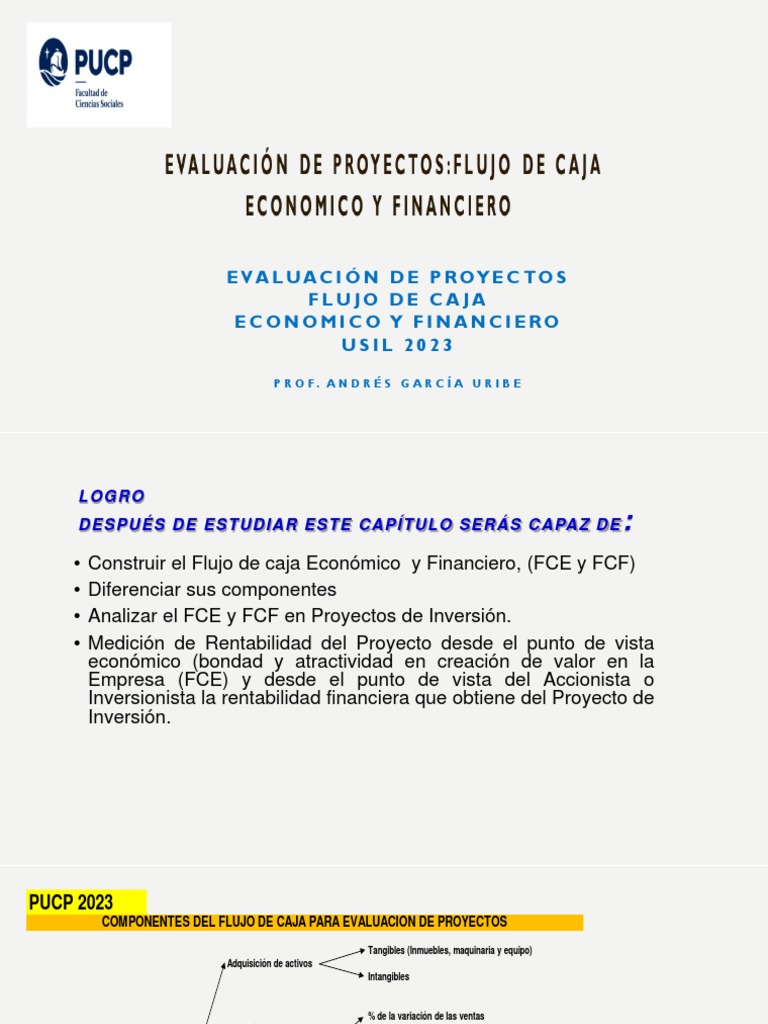 8. Flujo de Caja Económico y Financiero | PDF | Flujo de efectivo | Estado de resultados