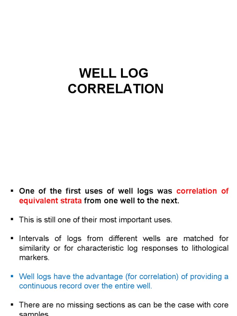 Well - Correlation | PDF | Reflection Seismology | Geology