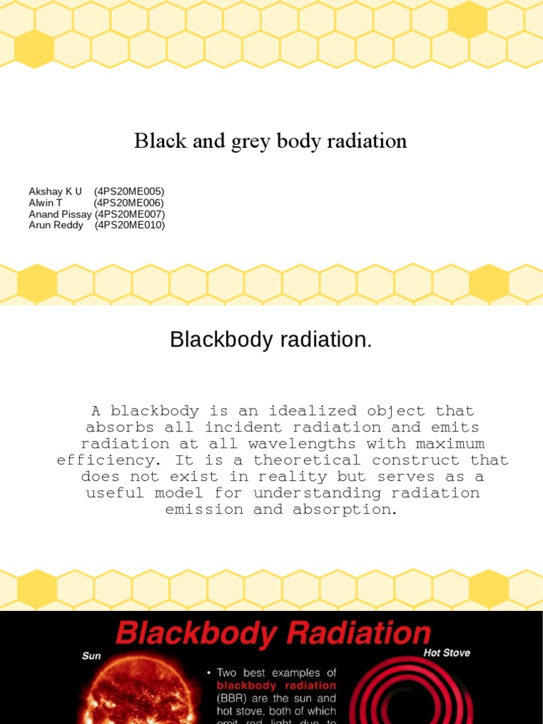 Black Body Radiation Study | PDF | Electromagnetic Radiation | Emission ...