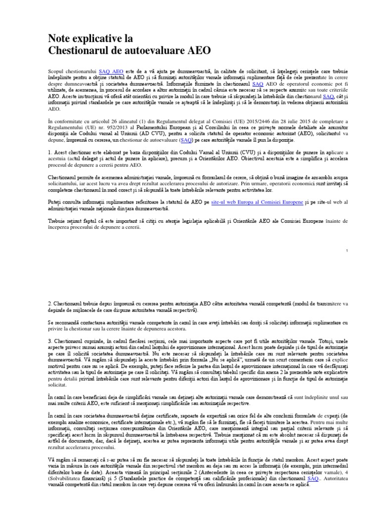 Note Explicative | PDF