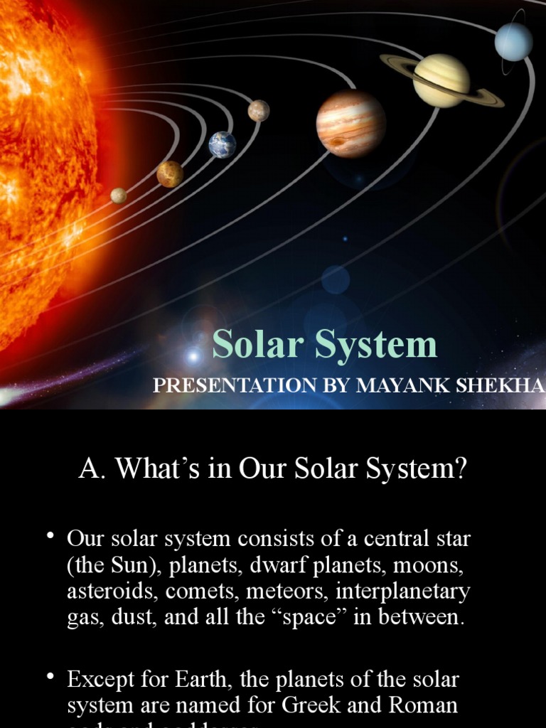 Our Solar System | PDF | Solar System | Planets
