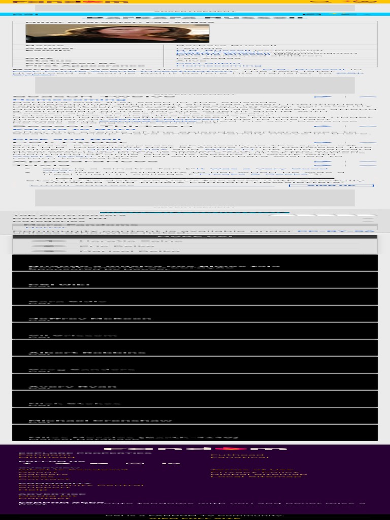 Barbara Russell CSI Fandom | PDF | Csi (Franchise) Characters | Csi ...