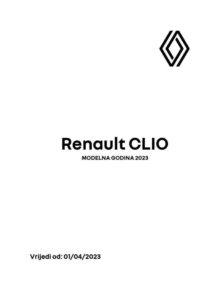 Cjenik Clio | PDF