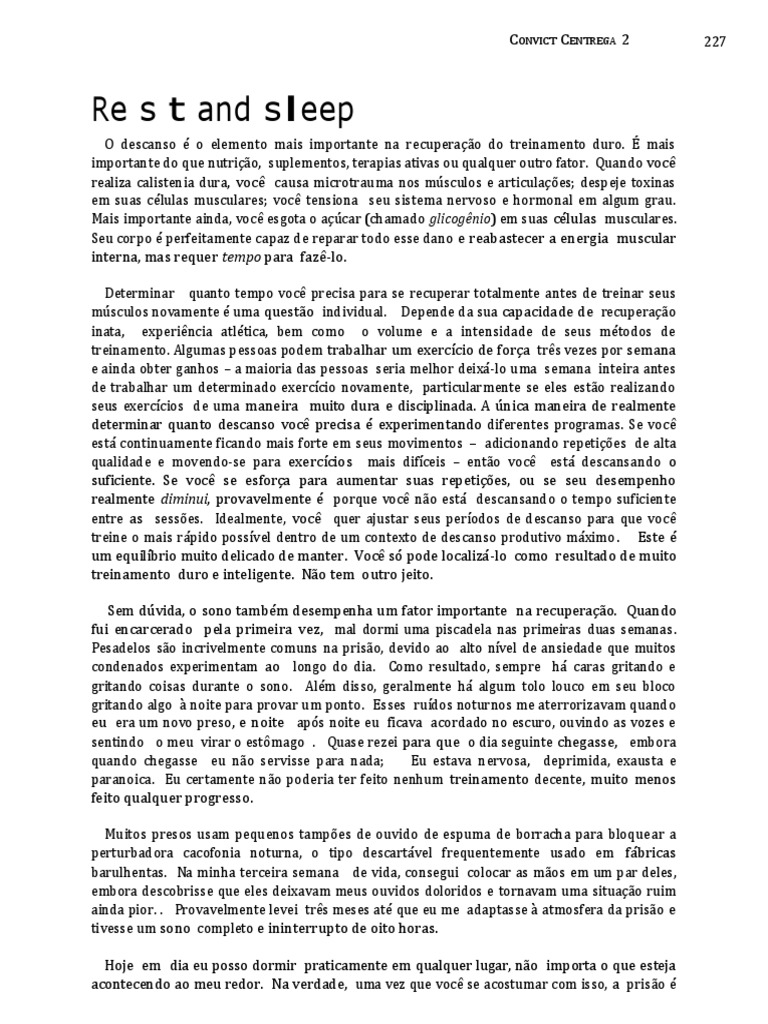 Convict Conditioning Parte 4 | PDF Convict Conditioning Parte 4 | PDF