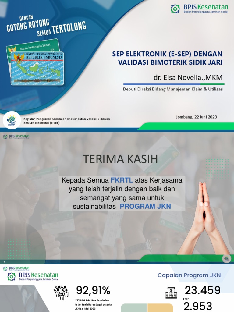 Materi ESEP RSUD Jombang - BPJS KESEHATAN | PDF
