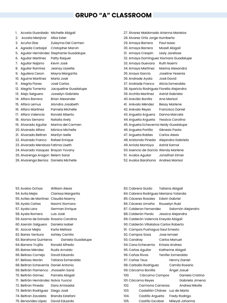 Grupos A, B y C | PDF