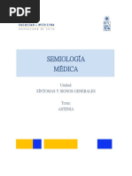 Astenia y Adinamia: Definición y Causas | PDF | Debilidad | Hepatitis