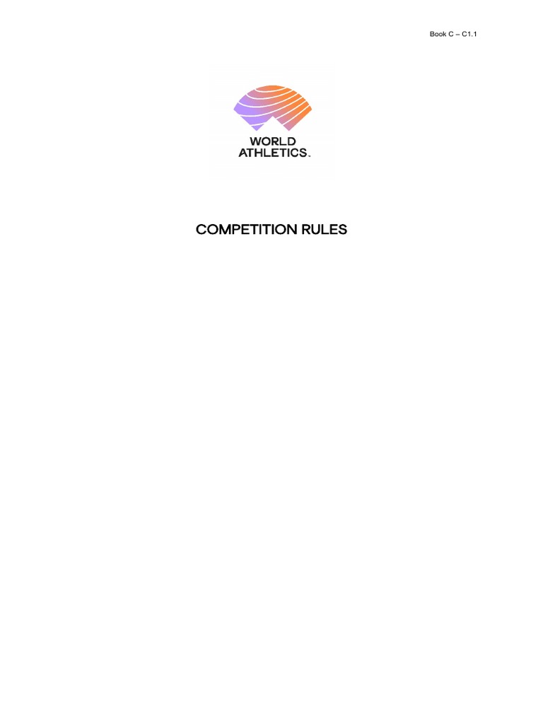 C1.1 & C2.1 - Competition Rules & Technical Rules | PDF | Referee ...
