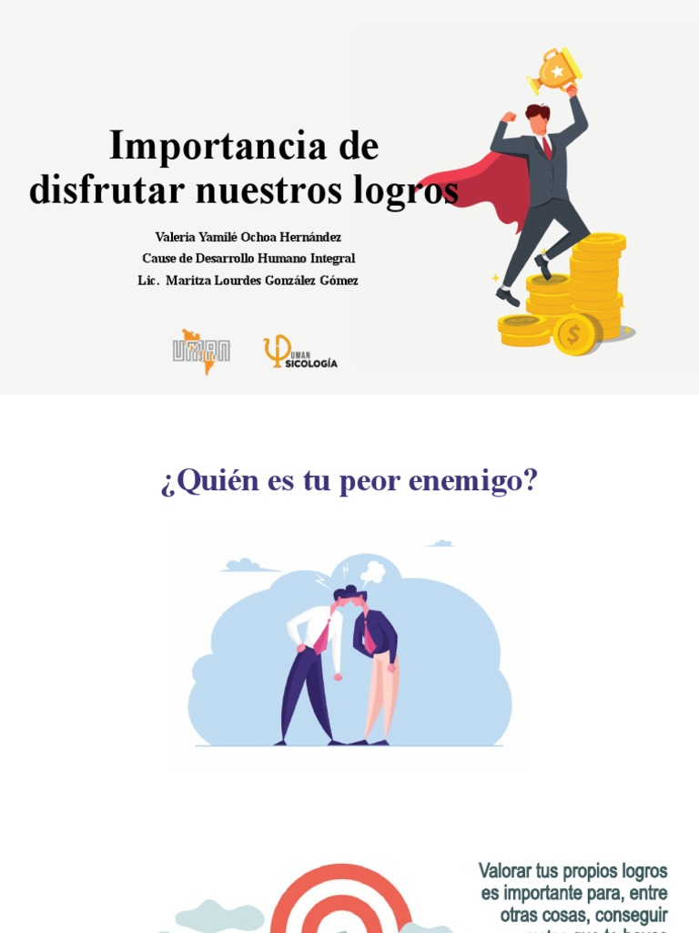 Importancia de Celebrar Nuestros Logros | PDF