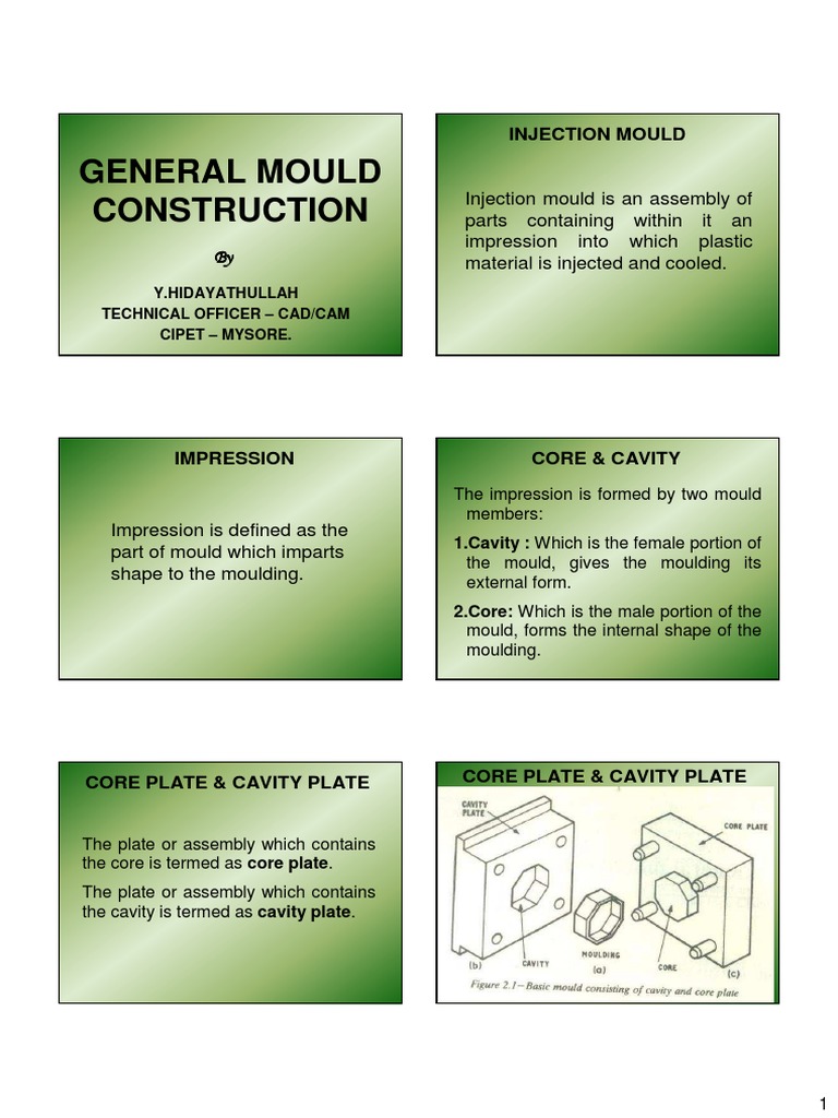 Mould Construction | PDF | Mechanical Engineering | Building Materials