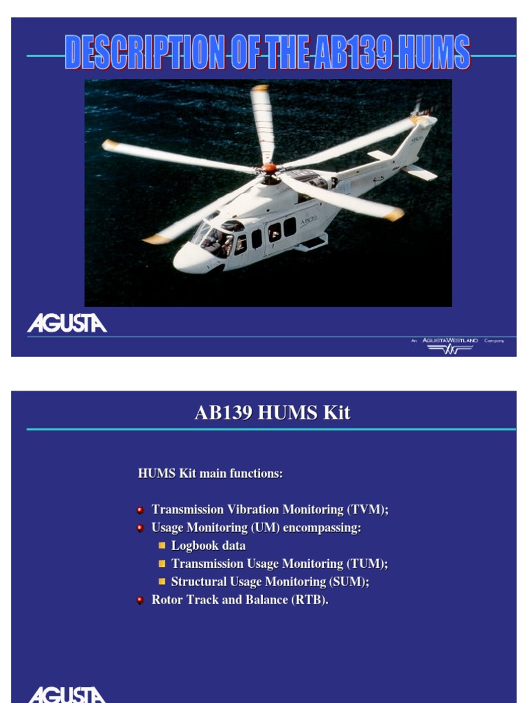 Aw139 Hums | PDF