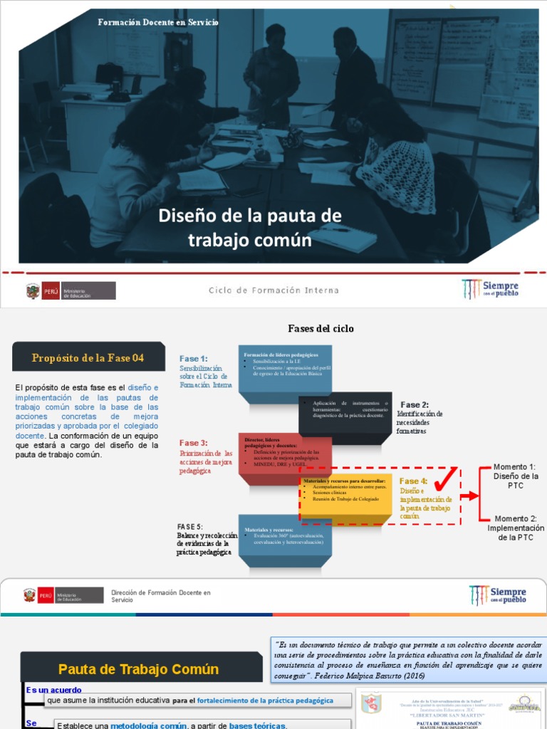 1 Orientaciones para El Diseño de La PTC (Grupo 4 (2021 y 5-2022) | PDF ...