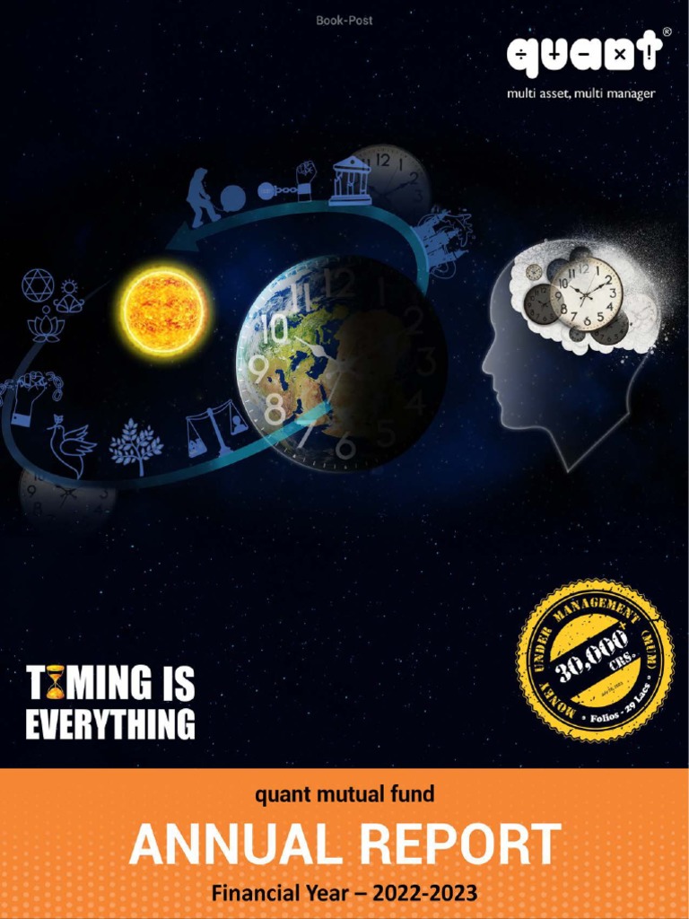 Quant Mutual Fund Annual Report 2022-23 | PDF | Going Concern | Audit