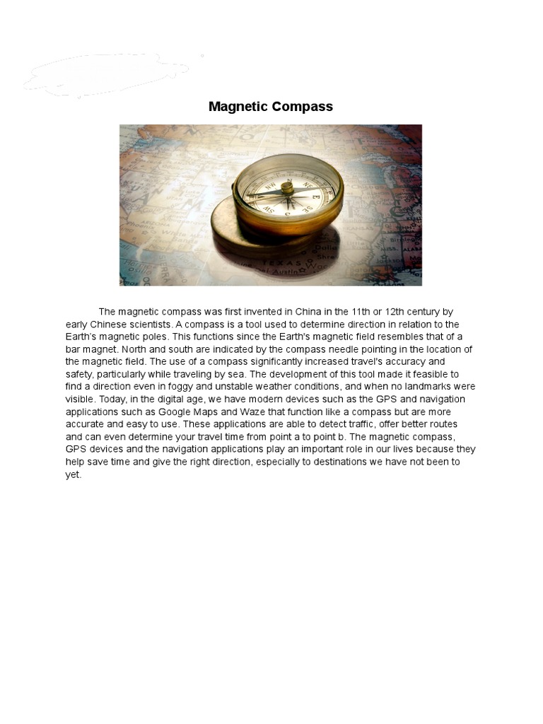History and Impact of the Magnetic Compass | PDF