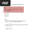 Rumus Menghitung Tetesan Infus | PDF