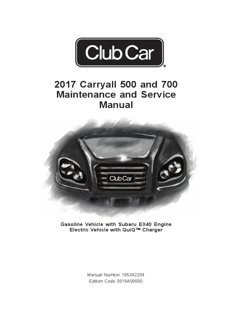 2017 Club Car Manual | PDF