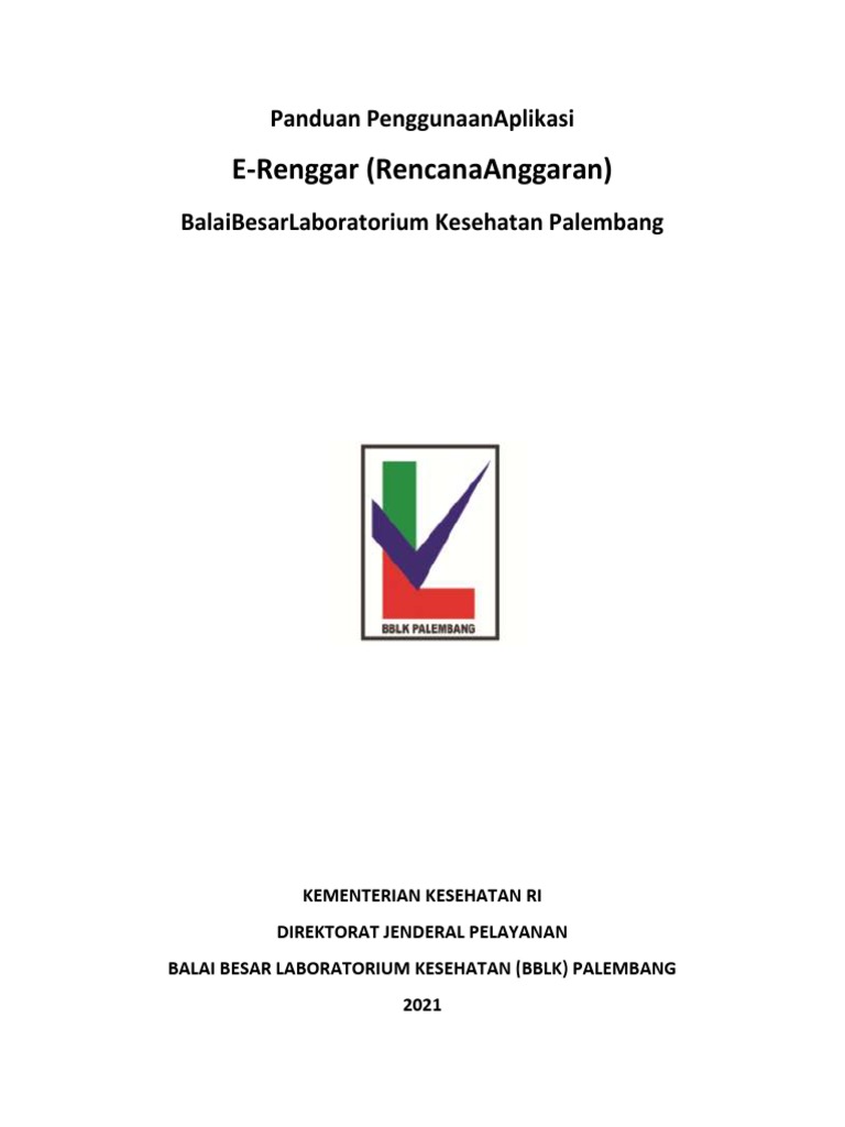 Panduan Penggunaan Aplikasi E-Renggar | PDF