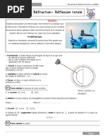 Exercices sur la réflexion et réfraction | PDF | Réfraction | Science ...
