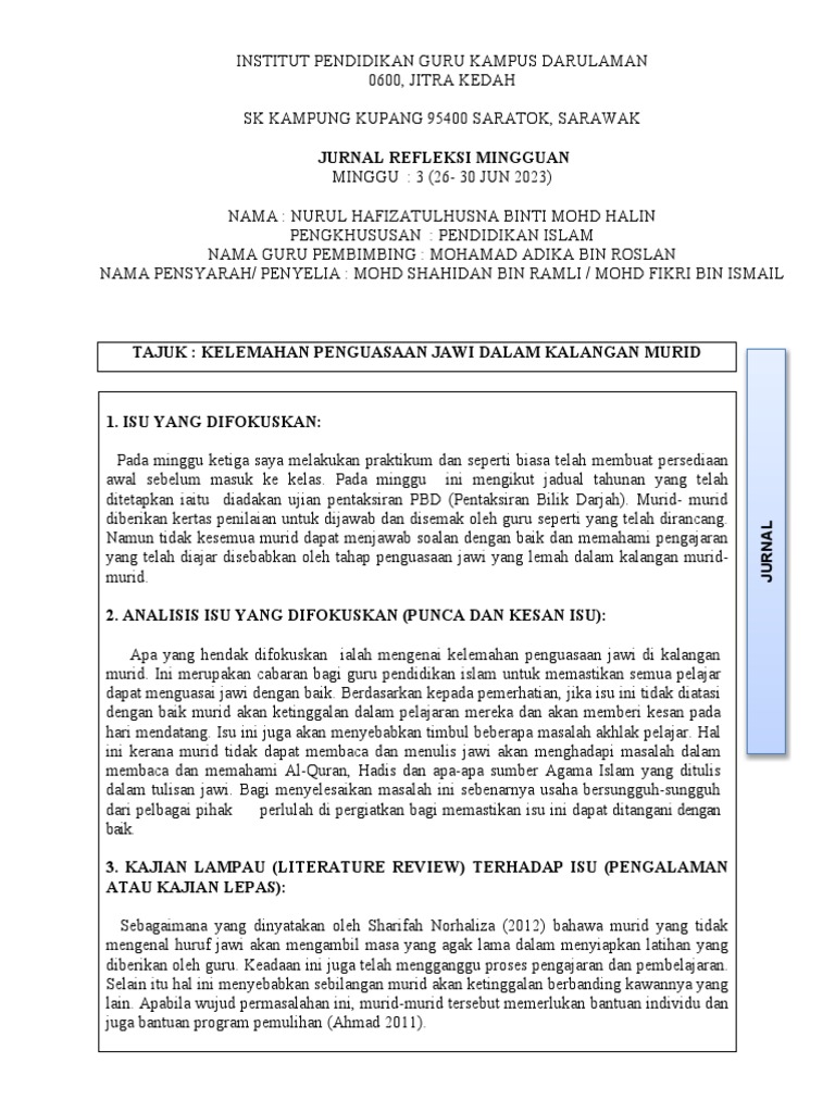 Jurnal M 3 | PDF