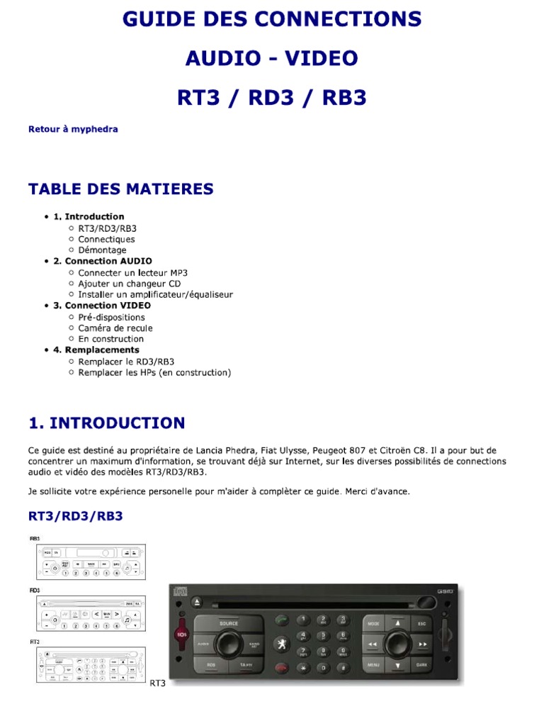 connectiques_VAN | PDF