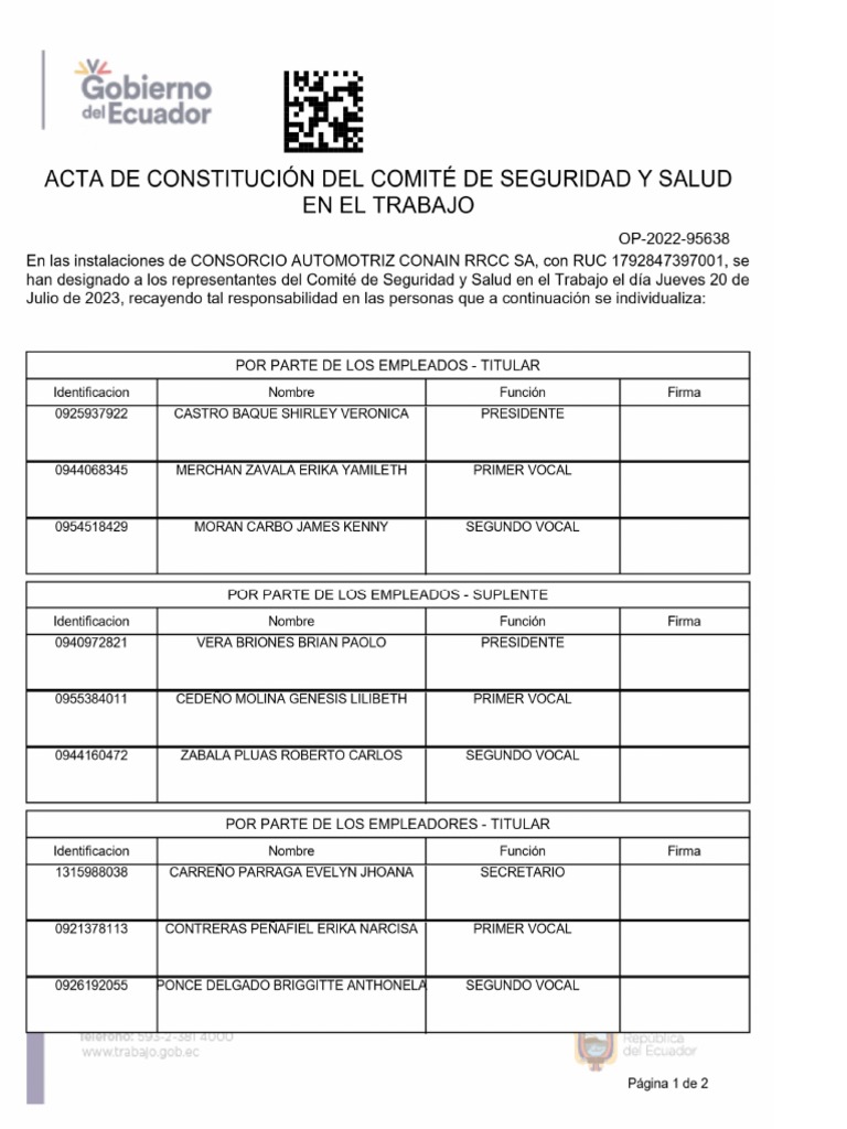 Acta Comite | PDF