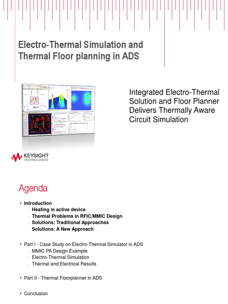 Integrated Electro-Thermal Simulation in ADS | PDF | Integrated Circuit ...