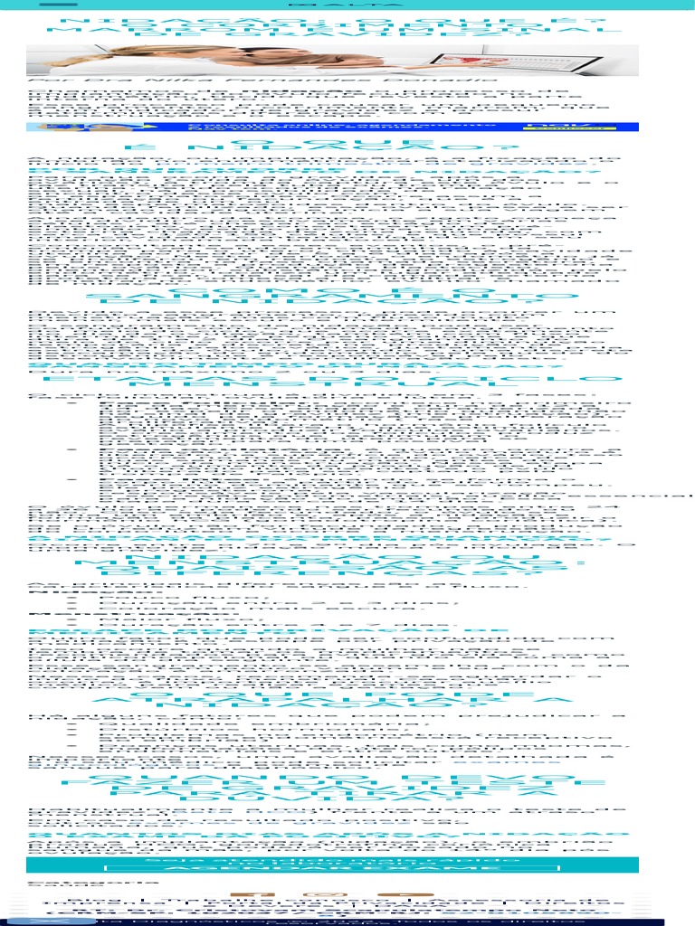 Nidação o Que É e Quando o Sangramento Indica Gravidez Alta | PDF
