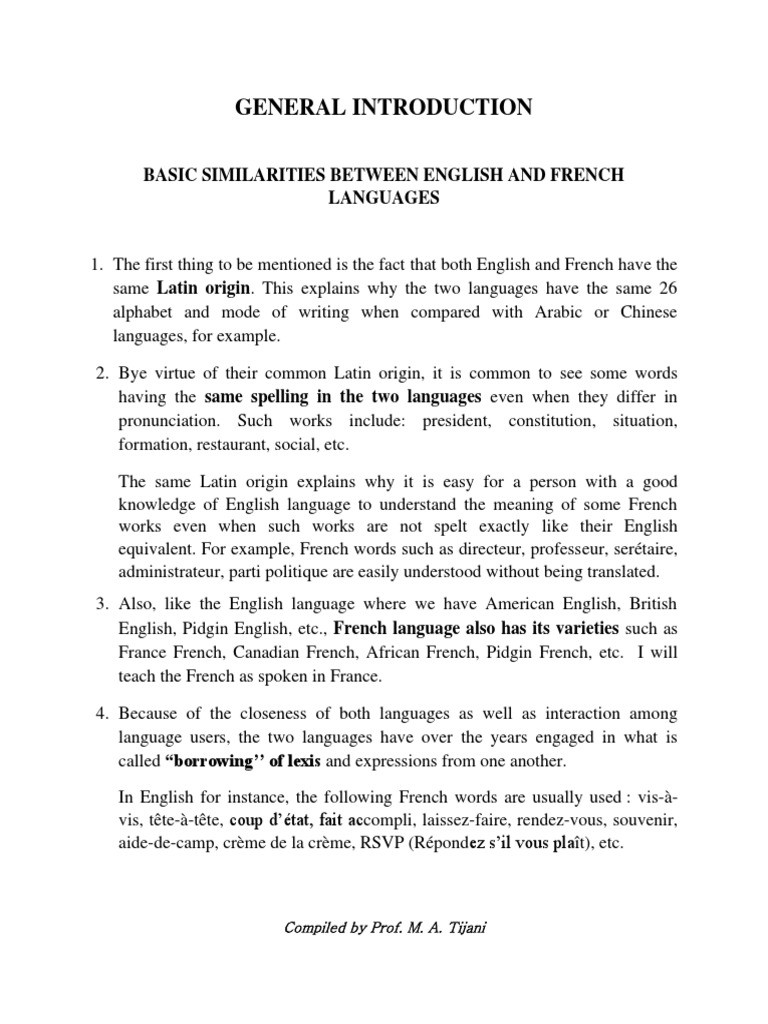 French Notes 1 | PDF | Grammatical Gender | French Language