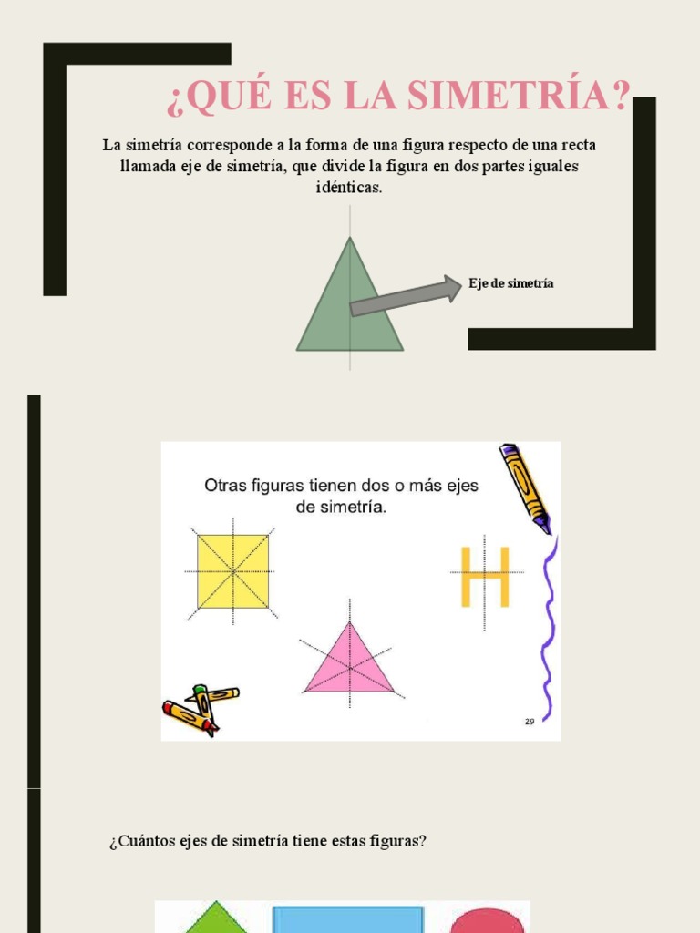 Simetría: Definición y Actividades Prácticas | PDF