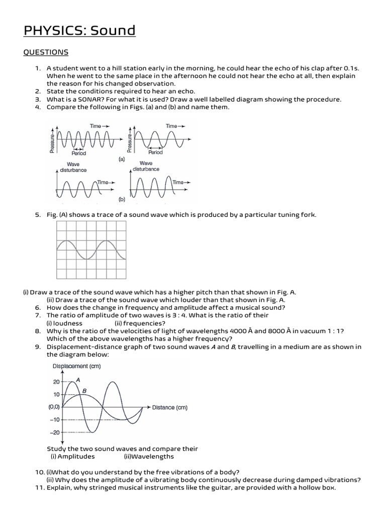 SOUND | PDF | Science & Mathematics