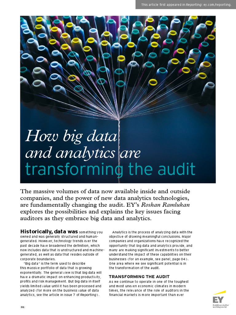Ey Reporting Big Data Transform Audit | PDF | Financial Audit | Audit