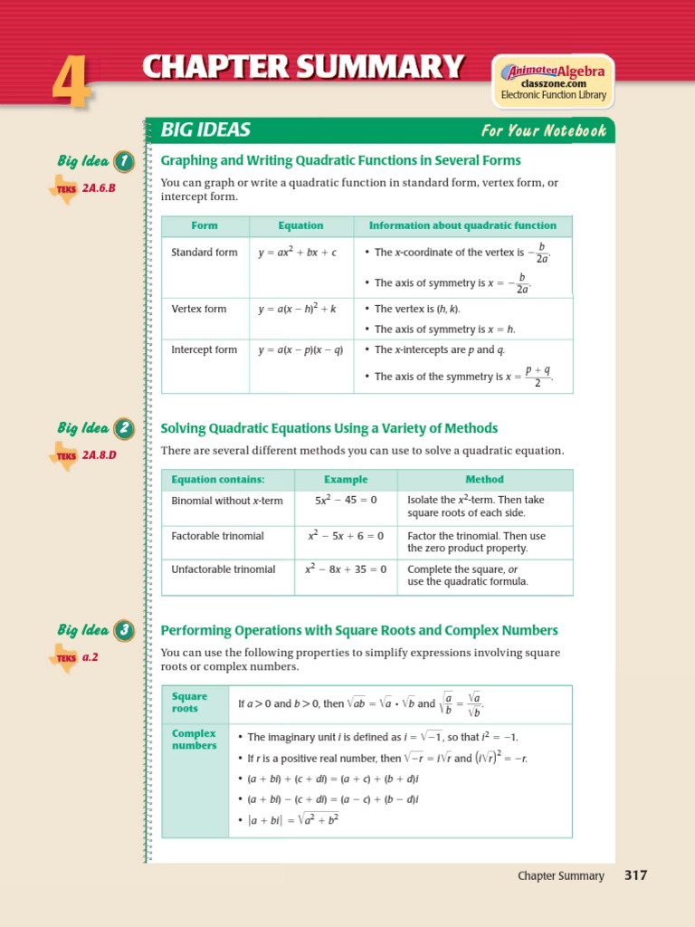 CH 1 Review | PDF | Quadratic Equation | Mathematical Objects