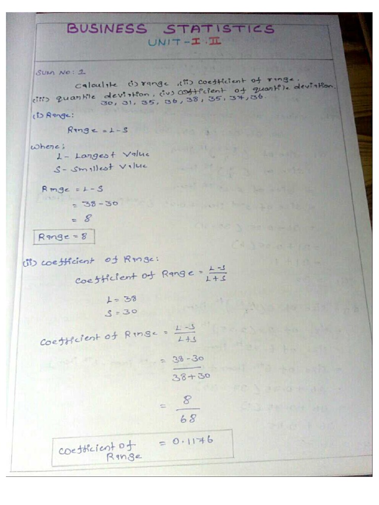 Business Statistics Assignment - 1 | PDF
