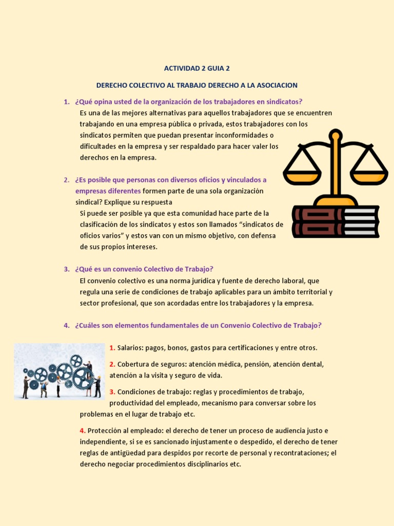 Derecho Colectivo | PDF | Derecho laboral | Sindicato