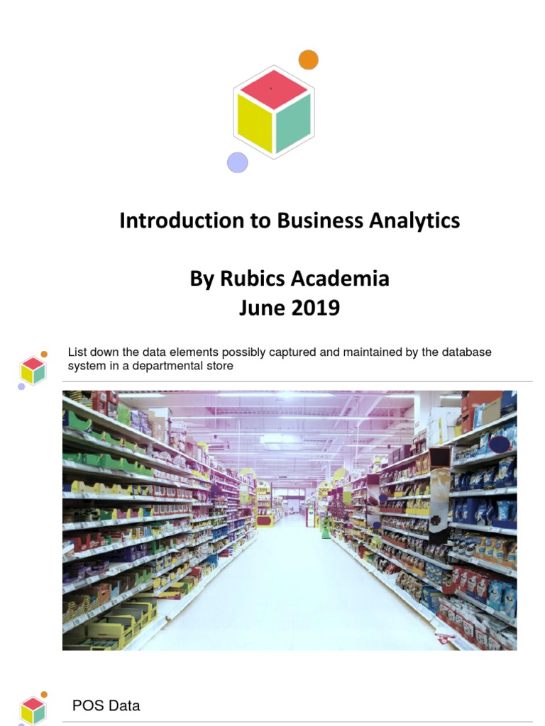 Introduction To Business Analytics | PDF | Business Intelligence | Analytics