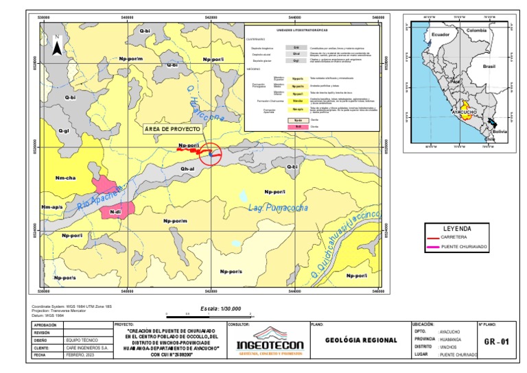 Mapa Geologico Regional | PDF