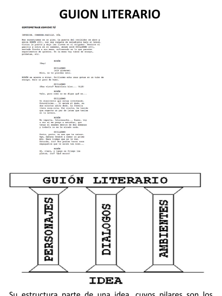 Guion Literario | PDF | Narración | Trama (narrativa)