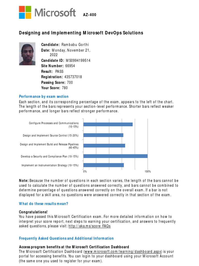 Scorereport | PDF | Microsoft