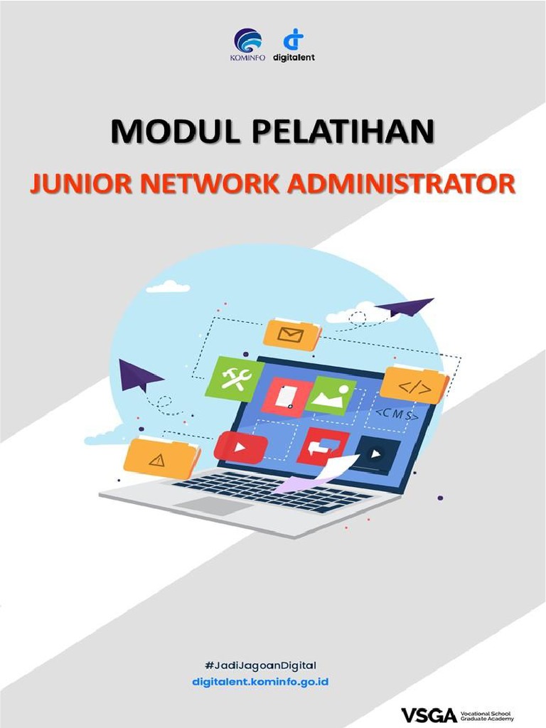 6 Modul Pelatihan Daring Junior Network Administrator Program VSGA DTS ...