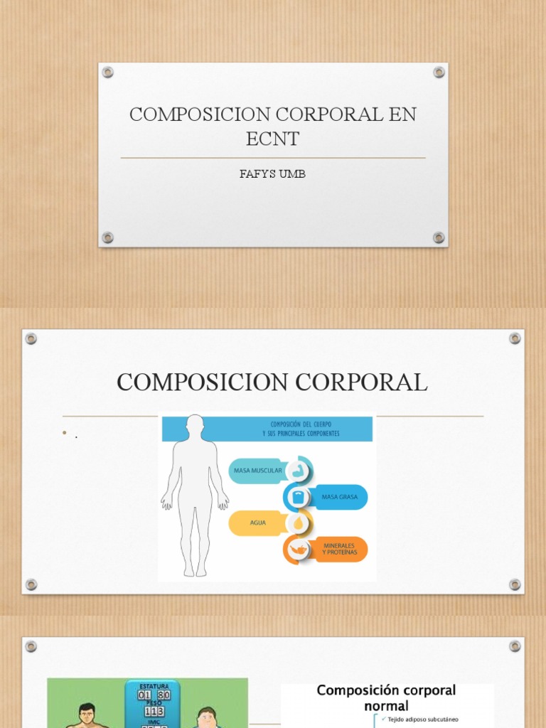 Composicion Corporal en Ecnt | PDF