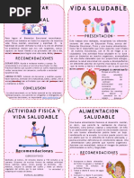 Triptico de Vida Saludable | PDF | Salud y bienestar