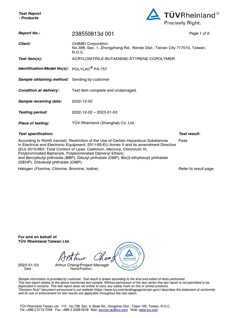 2023 RoHS PA-757 EN Extsigned | PDF
